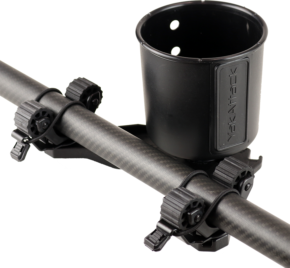 YakAttack Doubleheader Offset Track Mount with Rotogrip Paddle Holders ...